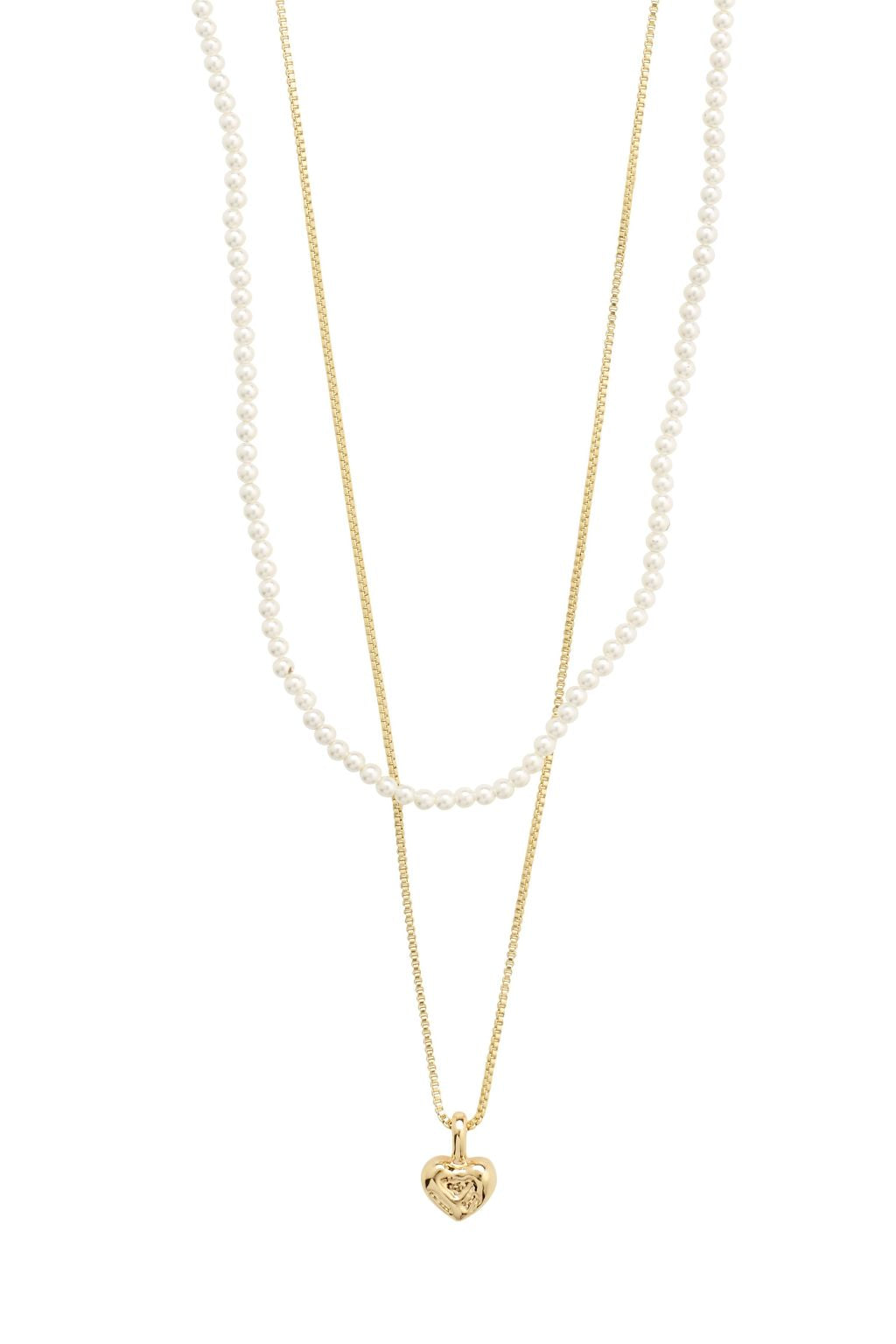 ARLET - Collier microperles et pendentif en cœur (2-en-1) – ROSE MATERNITÉ