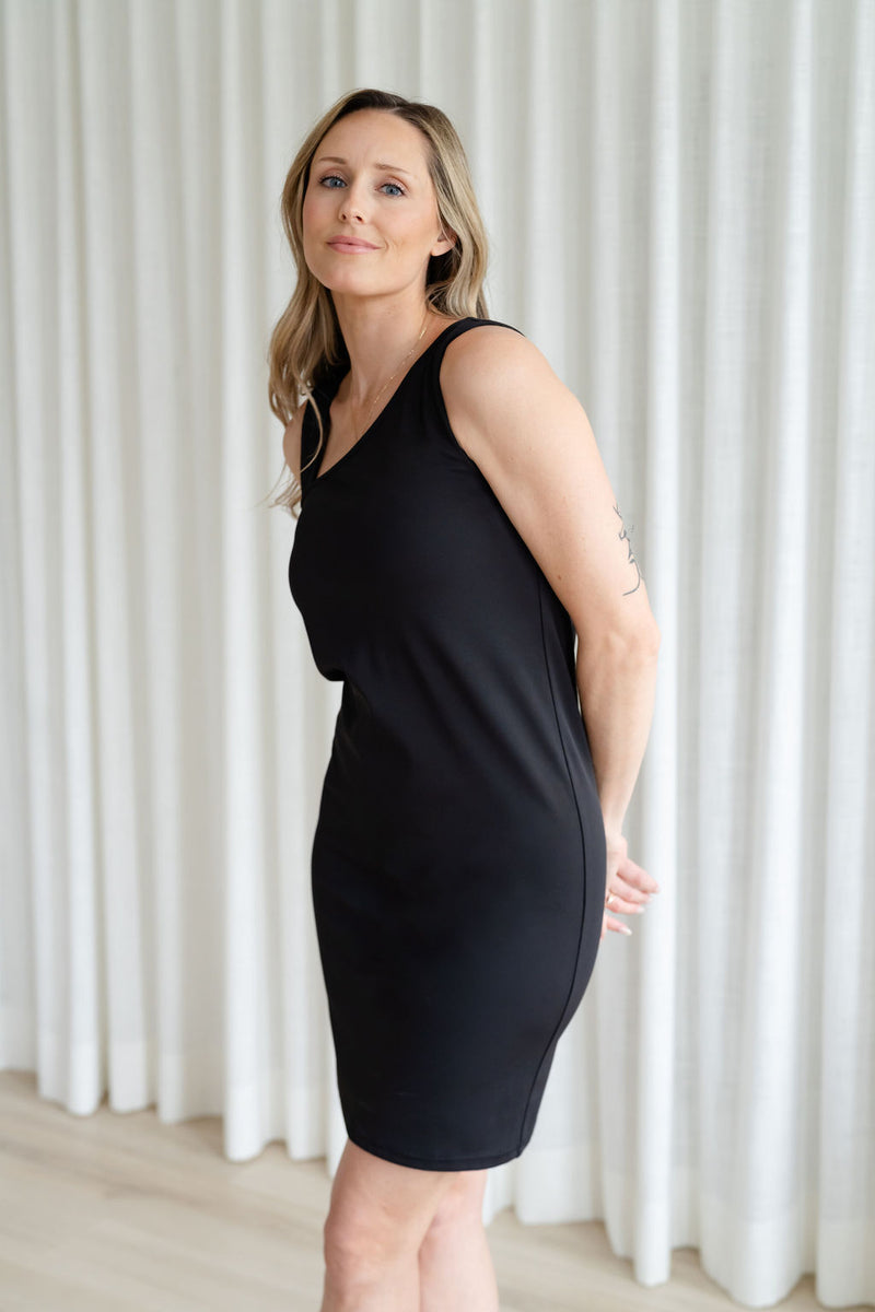 Robe JUDY - noir midnight – ROSE MATERNITÉ